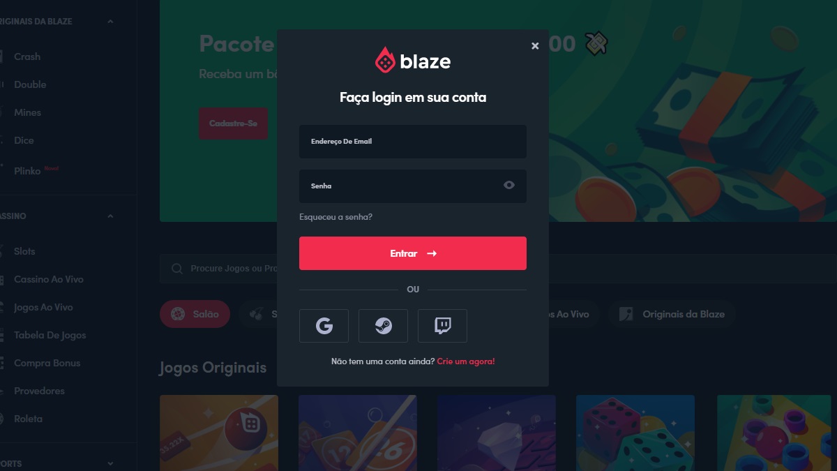Blaze Login: Como entrar na plataforma e muito mais! - Agora Bet